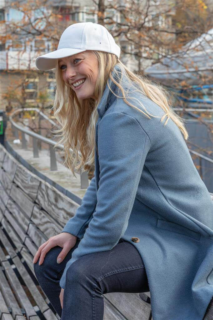 Impact AWARE™ 6 Panel 280gr Recycled Cotton Cap – White – Gulfrose ...